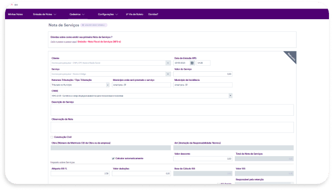Como emitir a nota fiscal eletrônica NFS-e: passo a passo